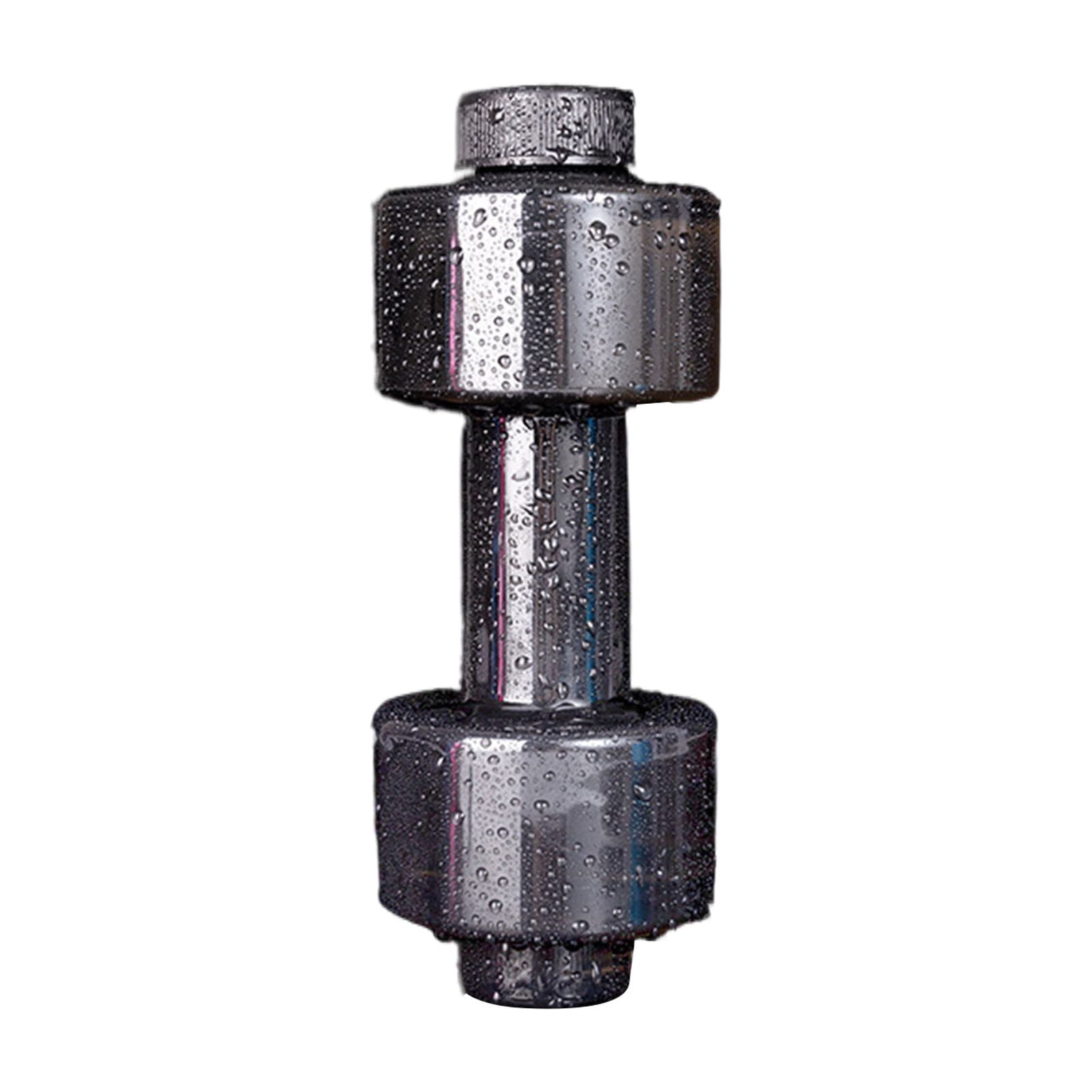 500/1500/2200/2600ML Dumbbell Sports Water Bottle Clear Portable Arm ...