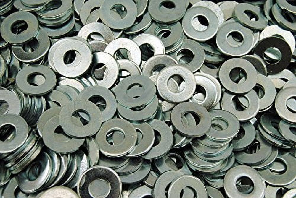 (500) 3/8" USS Flat Washers - Zinc Plated - Walmart.com
