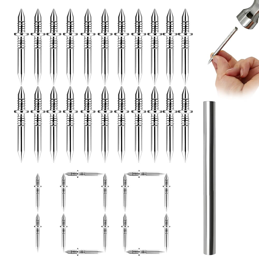 500/300/100 PCS Double Head Skirting Nails, Invisible Seamless ...