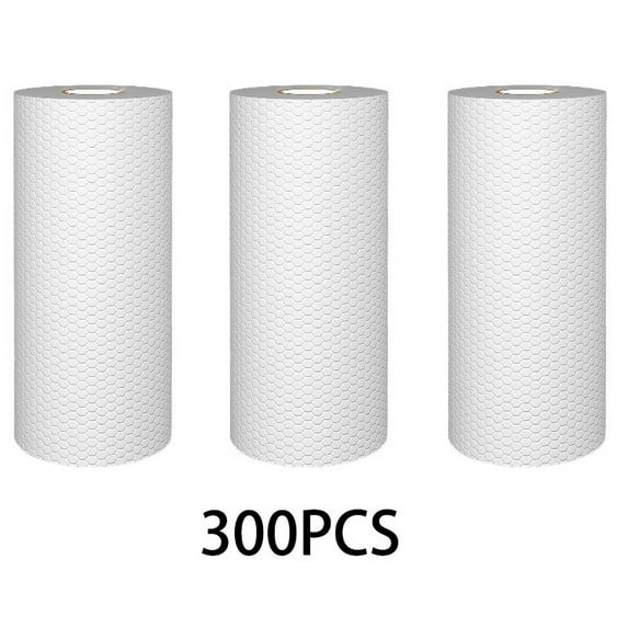 500/50pcs Kitchen Disposable Rags Reusable Non-Woven Cleaning Cloths ...