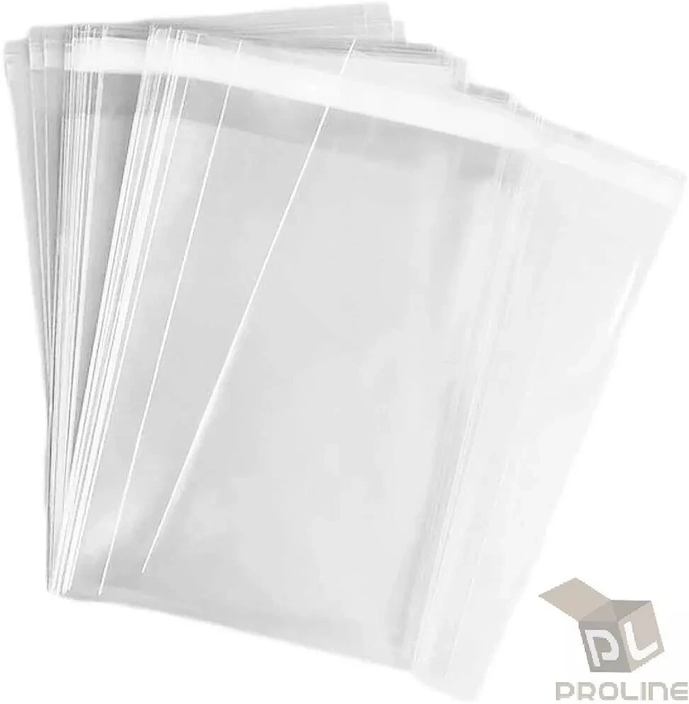 500 5X7 Clear Resealable 1.5 Mil Plastic Opp Self Adhesive Cello ...