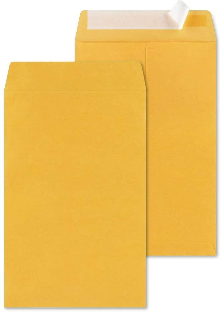 500-9x12 Brown Kraft Self Seal Catalog Envelopes with Peel Mailing 28lb ...