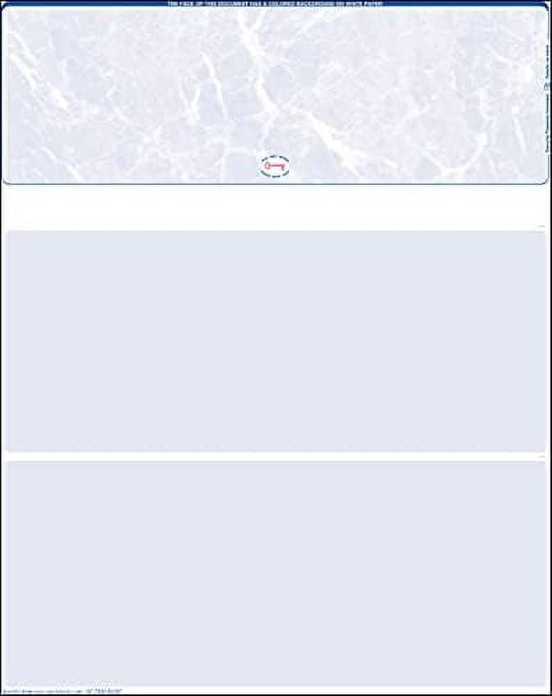 500 Blank Laser Check Stock - Blue Marble - Top. Order Checks ...