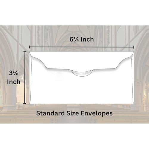 500 Blank White Tithes and Offering Envelopes for Church | Blank Tithe ...