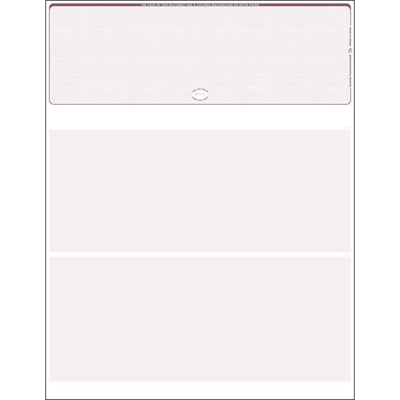 500 Burgundy- Linen Laser Check Stock, (Top Position) Blank Laser ...