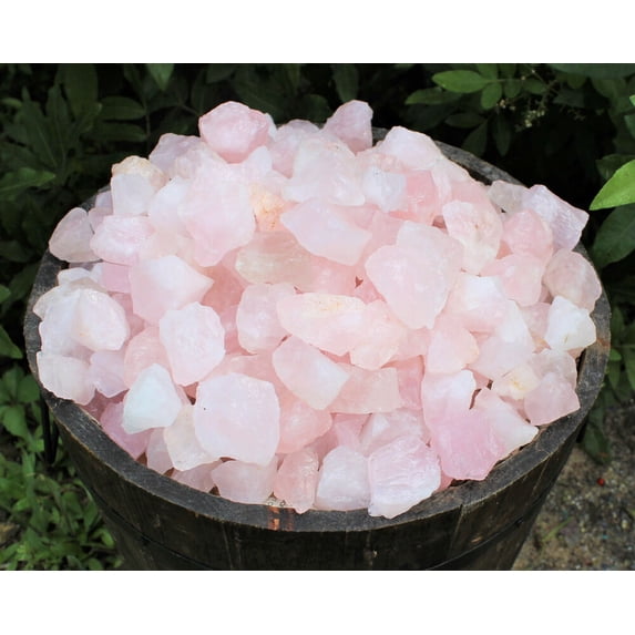 500 Carat Lot Natural Rough Madagascar Pink Quartz Crystals (Raw Rose ...