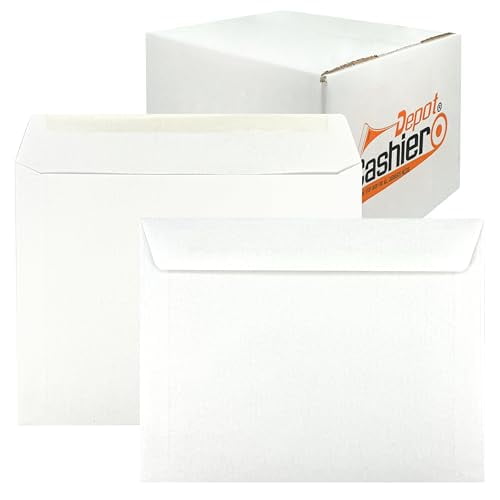 500 Cashier Depot 10" x 13" Booklet Envelopes (Open Side), Premium ...