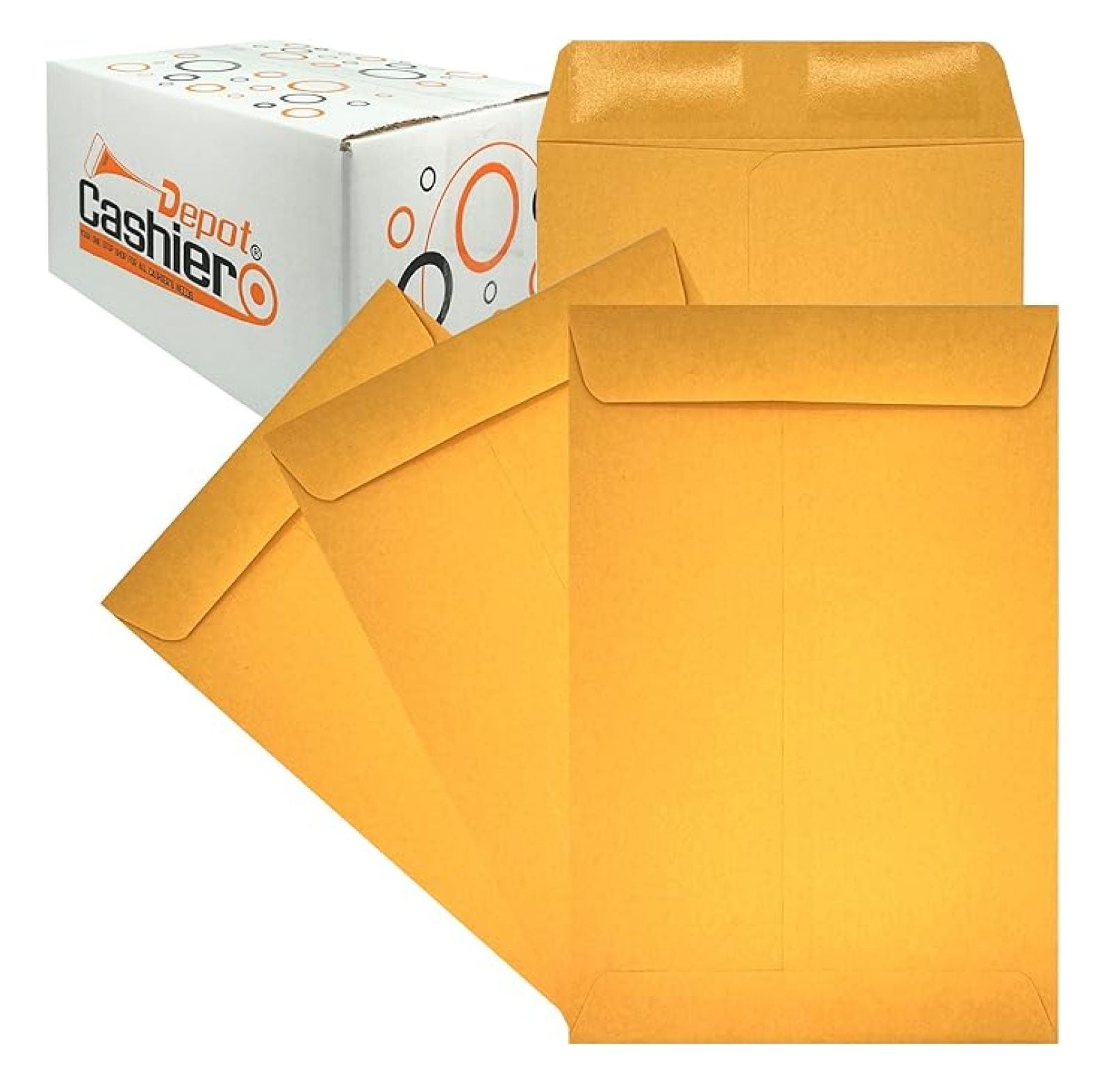 500 Cashier Depot 6 X 9 Catalog Envelopes (Open End), Sturdy 24lb ...