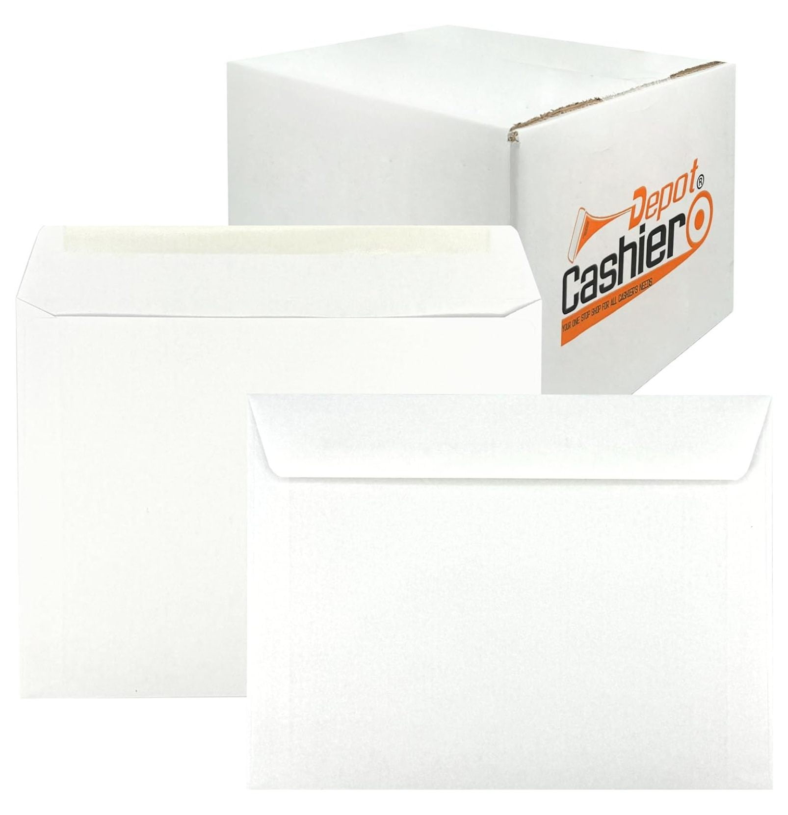 500 Cashier Depot 9" x 12" Booklet Envelopes (Open Side), Premium Heavy ...