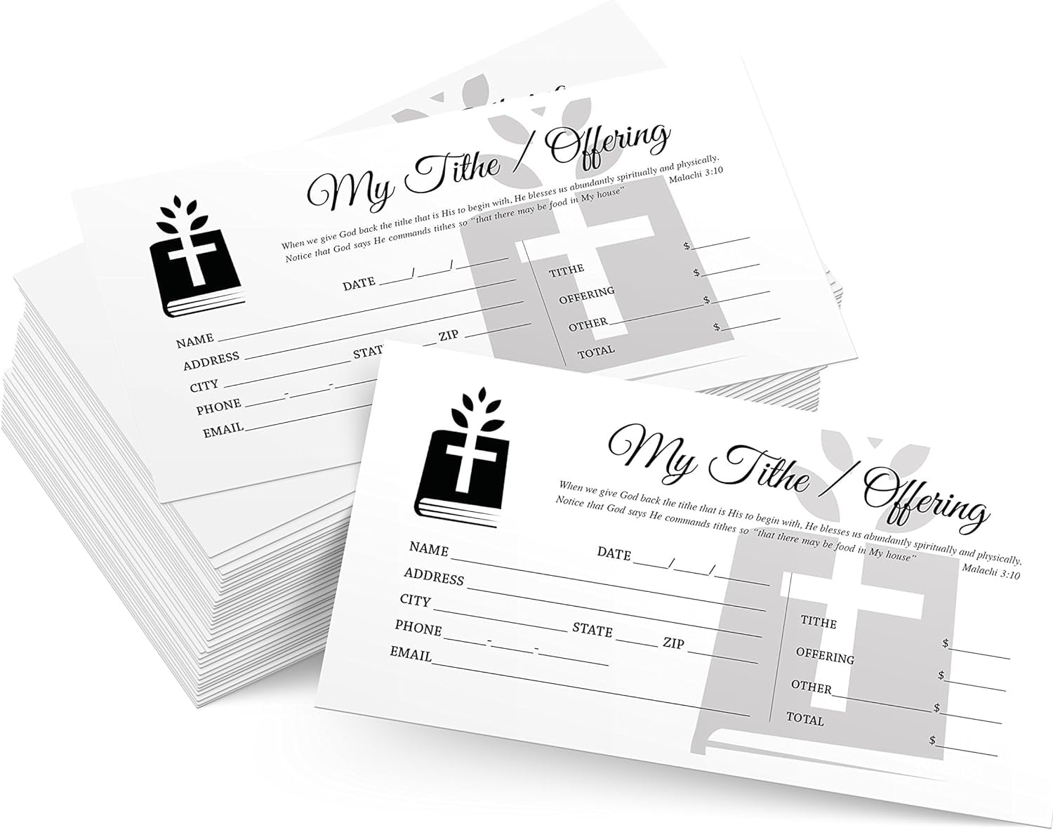 500 Church Offering | Tithe Donation Envelopes - Walmart.com