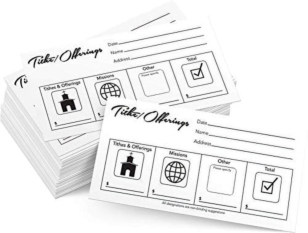 500 Church Offering | Tithe Donation Envelopes - Walmart.com