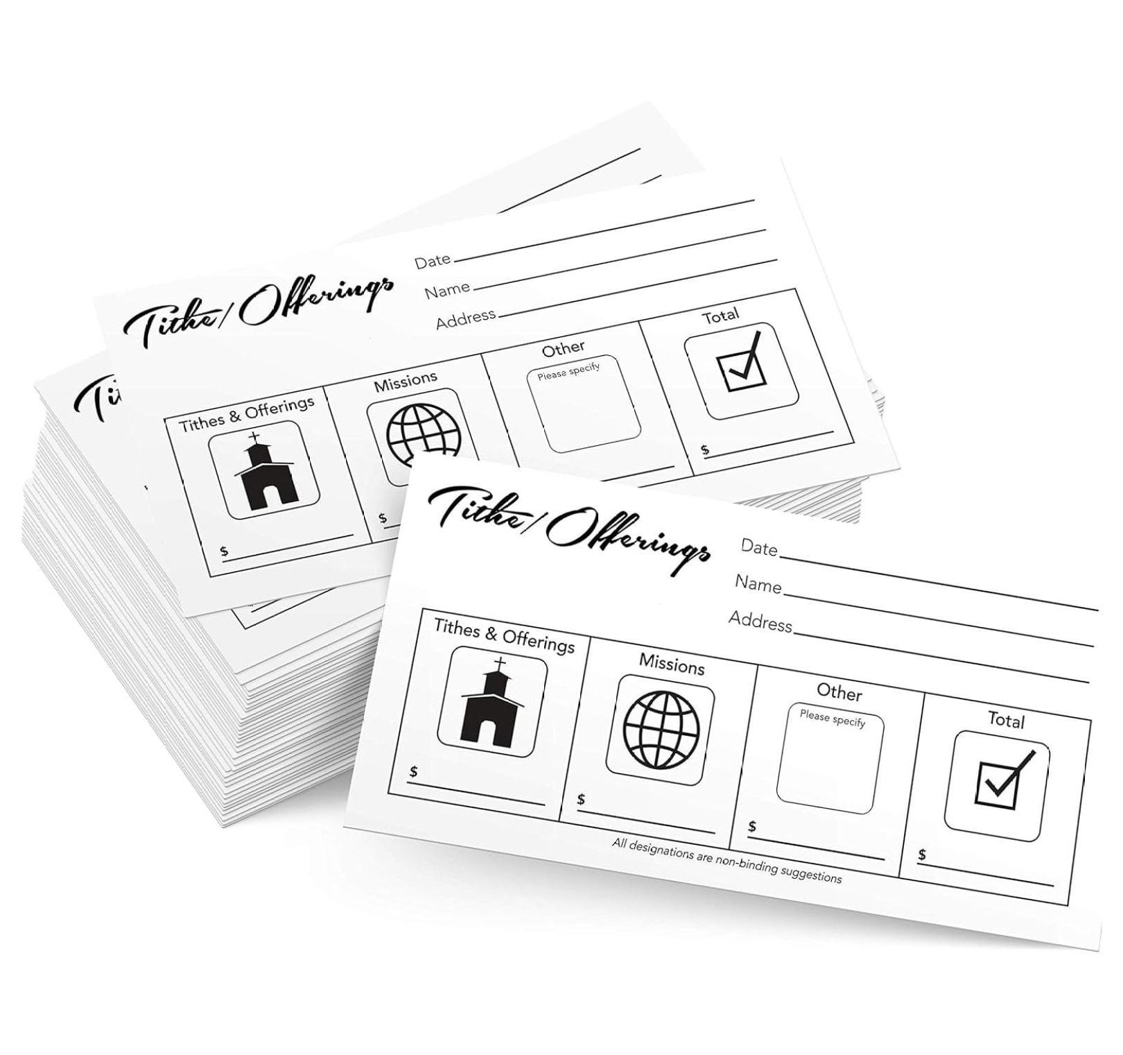 500 Church Offering | Tithe Donation Envelopes - Walmart.com