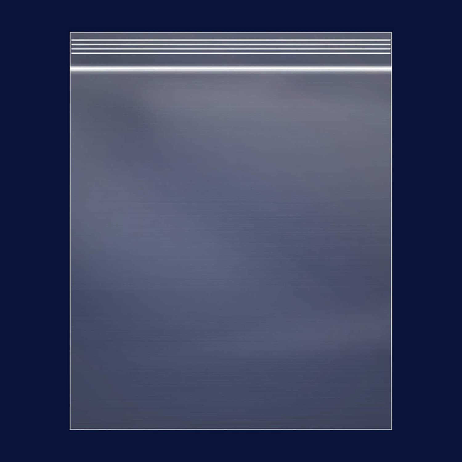 500 Count 14" x 20" Large Clear Plastic Reclosable Poly Zip Bags - 2 ...