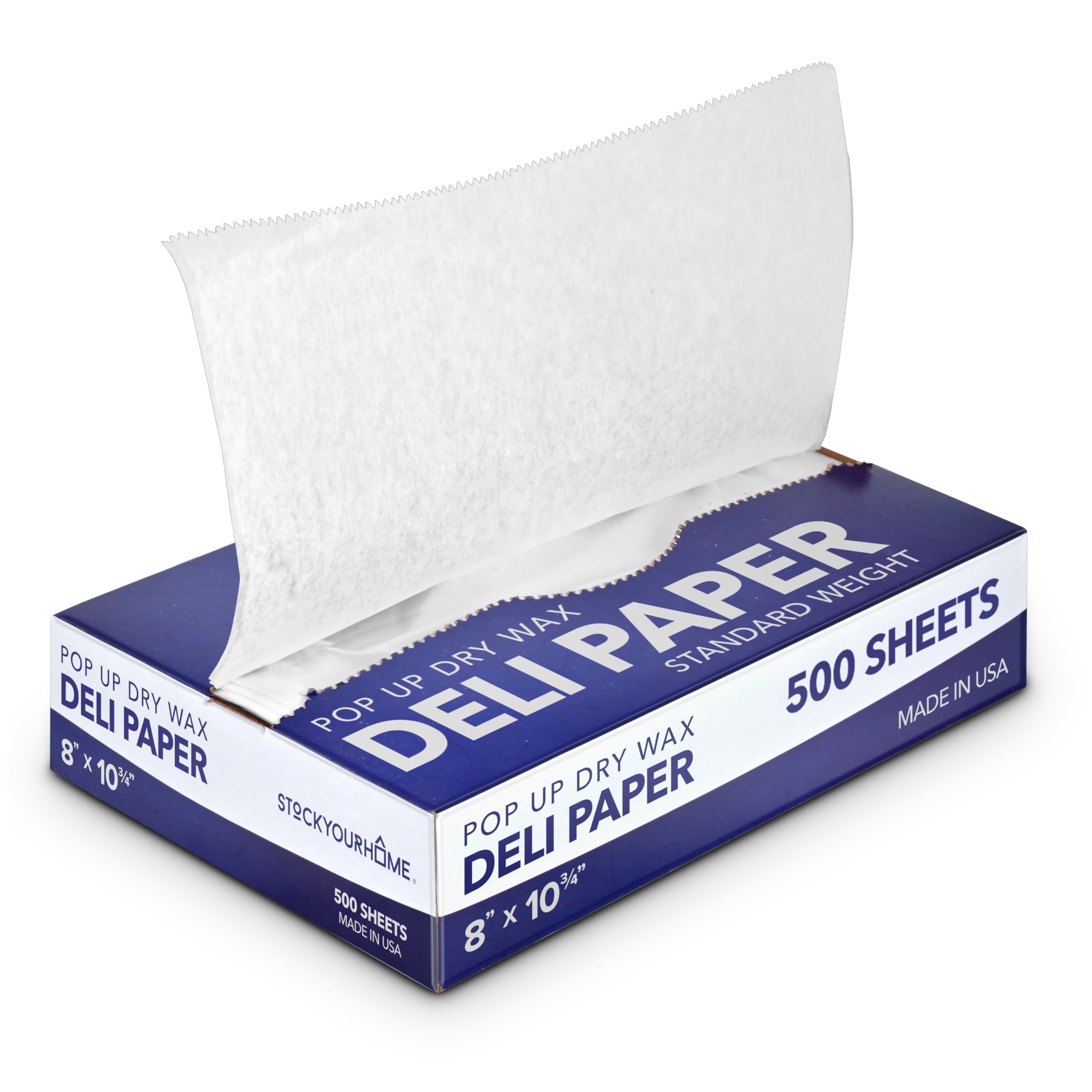 Stock Your Home, Pre-Cut Deli Wax Paper Sheets, 8”, 500 ct - Walmart.com