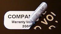 500 Custom Print Silver Bright Metallic Tamper Evident Security Labels ...