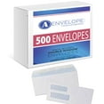 500 Double Window Security Gummed Check Envelopes - Compatible for ...