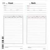 500 ES1010 Time Cards for Acroprint ES1000 Calculating Time Recorder ...