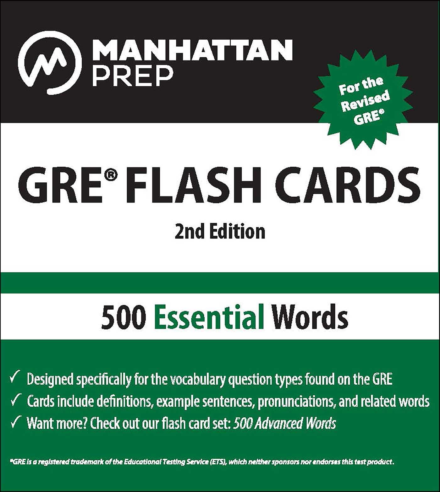 500 Essential Words: GRE Vocabulary Flash Cards - Walmart.com