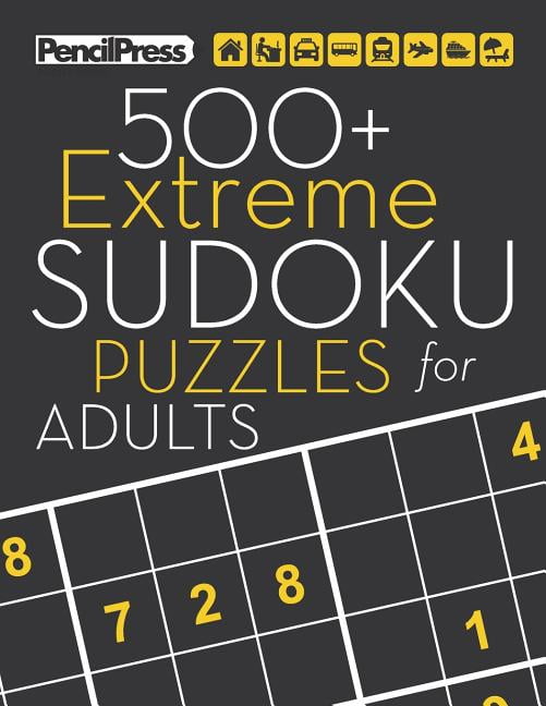 500+ Extreme Sudoku Puzzles for Adults: Sudoku Puzzle Books Extreme ...
