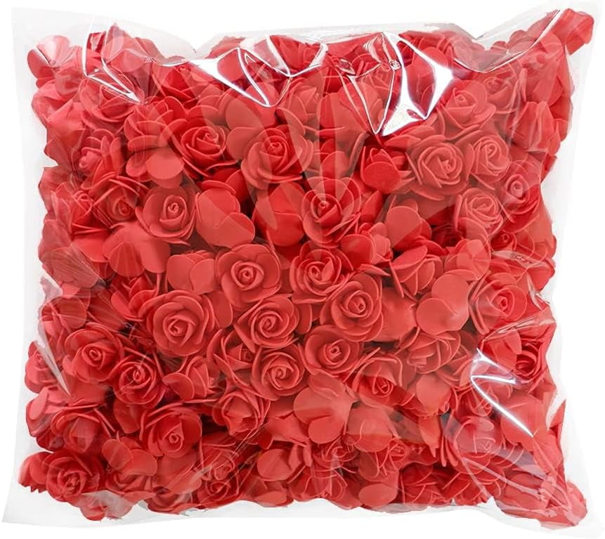500 Foam Flowers Bulk, Artificial Flowers Foam Roses for Crafts, DIY ...
