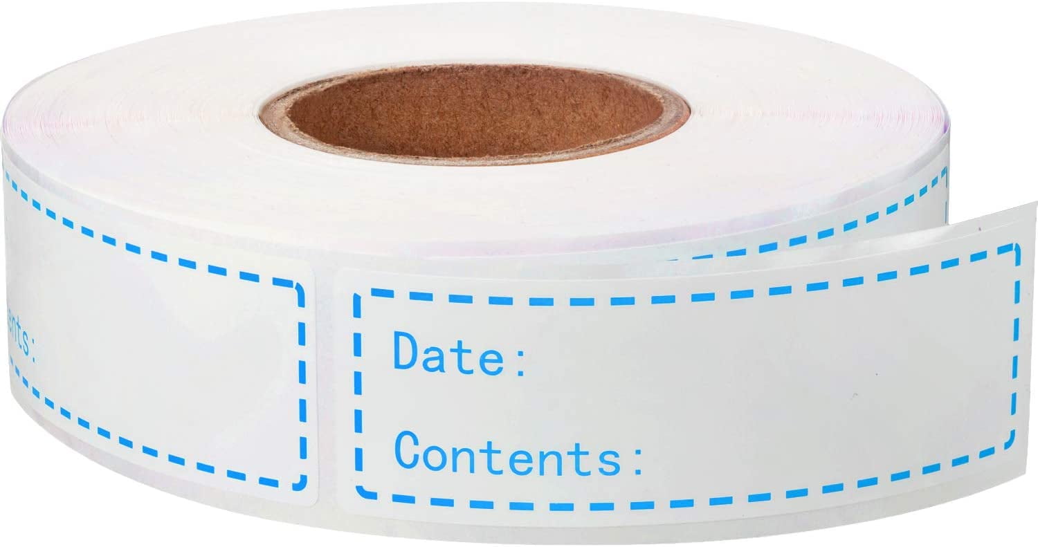 500 Freezer Refrigerator Food Labels Reminder Water Oil Resistant in ...