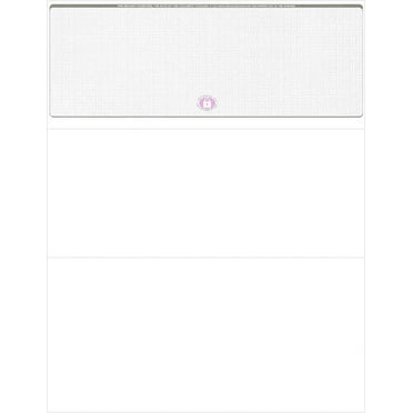 EZ Checks 3 Per Page Hologram High Security Blank Check Paper, 150 ...