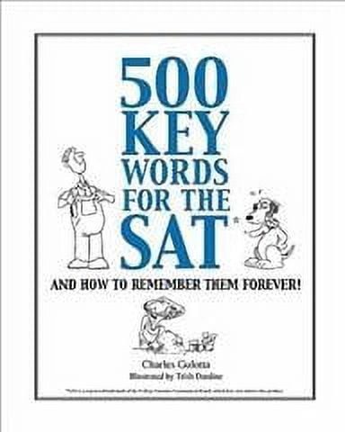 500 Key Words for the Sat: And How to Remember Them Forever - Walmart.com