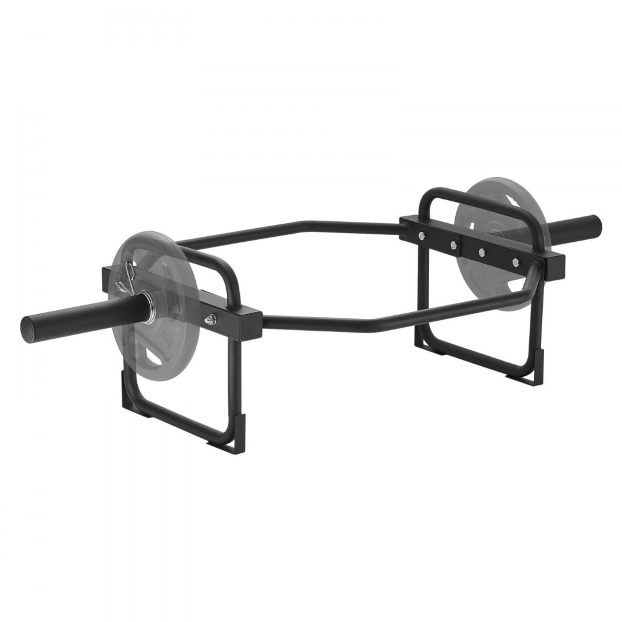 500 LBS Trap Bar - 55.7 Hex Barbell for Squats, Deadlifts & Shrugs ...