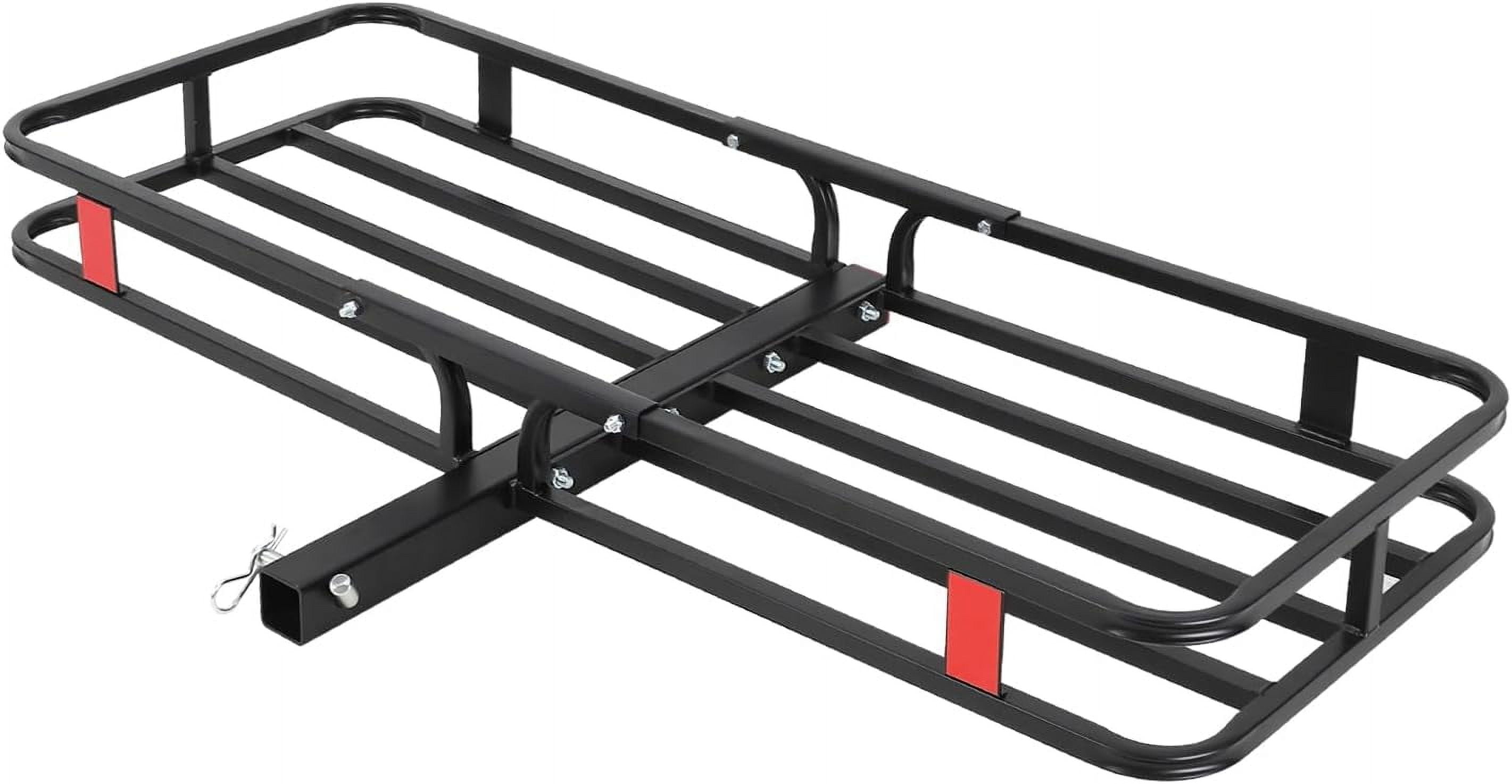 500 Lbs Hitch Mount Cargo Carrier Basket 53" x19" x 6", Rear Luggage ...