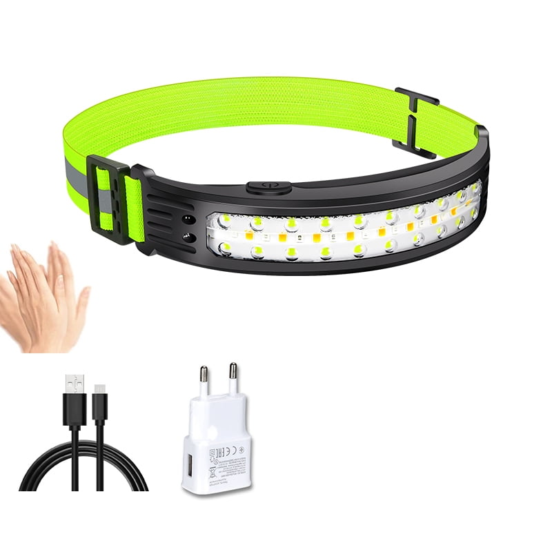 500 Lumens High Brightness Portable Headlamp Cob + Led Wave Torch ...
