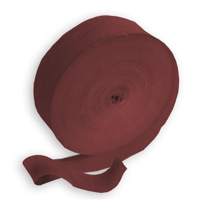 500' Maroon Crepe Paper Party Streamer Decoration - Walmart.com