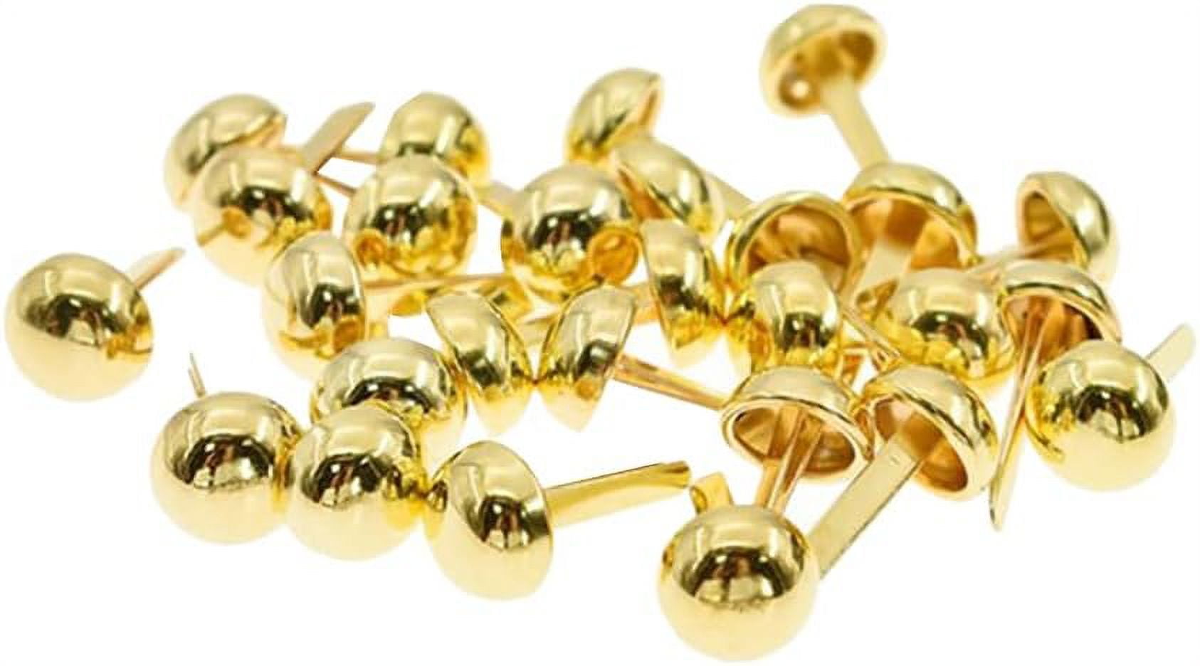 500 PCS 10 MM Metal Paper Fasteners Round Scrapbooking Fasteners Brads ...