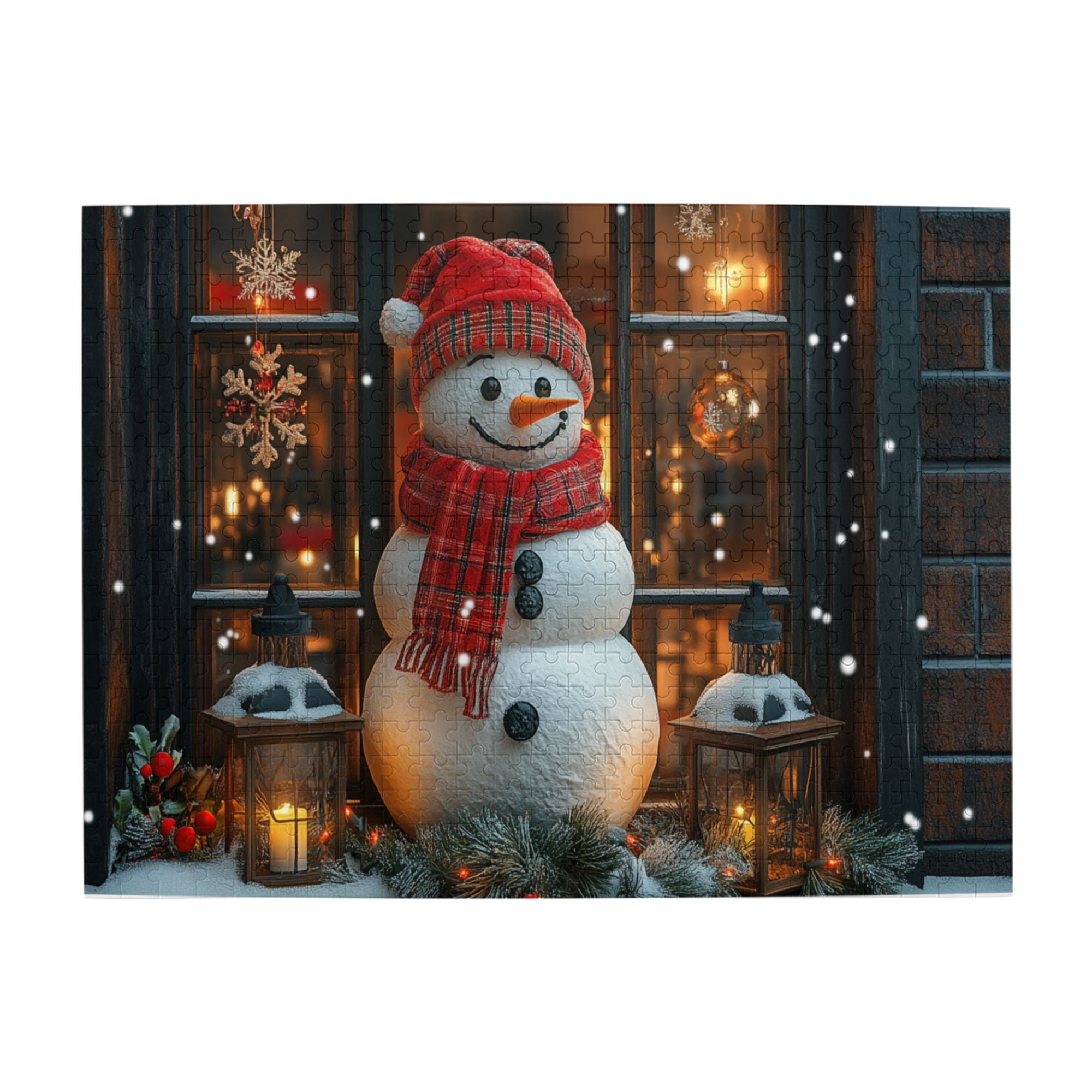 500 PCS Christmas Snowman Puzzles For Adults 500 Pieces,Family Leisure ...