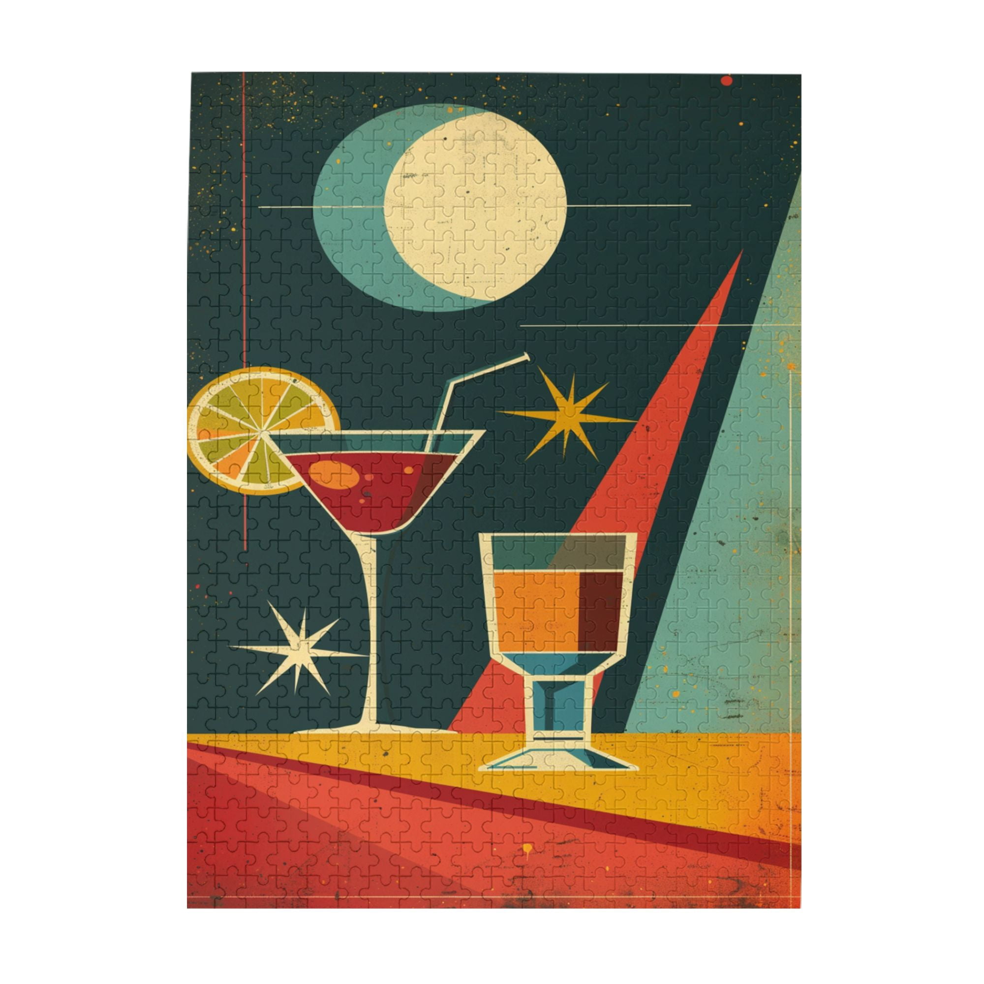500 PCS Classic Cocktails 500 PCS Jigsaw Puzzles for Adults,Relieve ...
