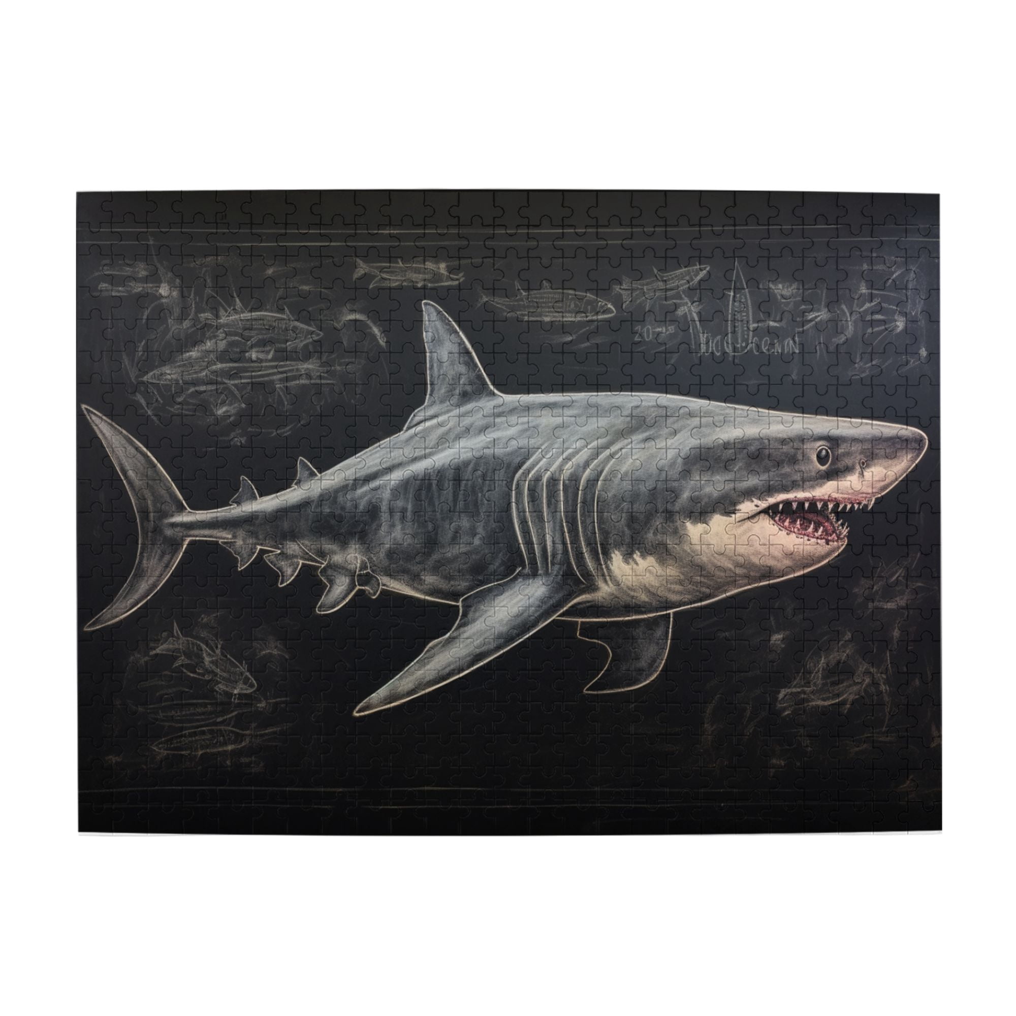 500 PCS Classic Great White Sharks Puzzles For Adults 500 Pieces,Enjoy ...