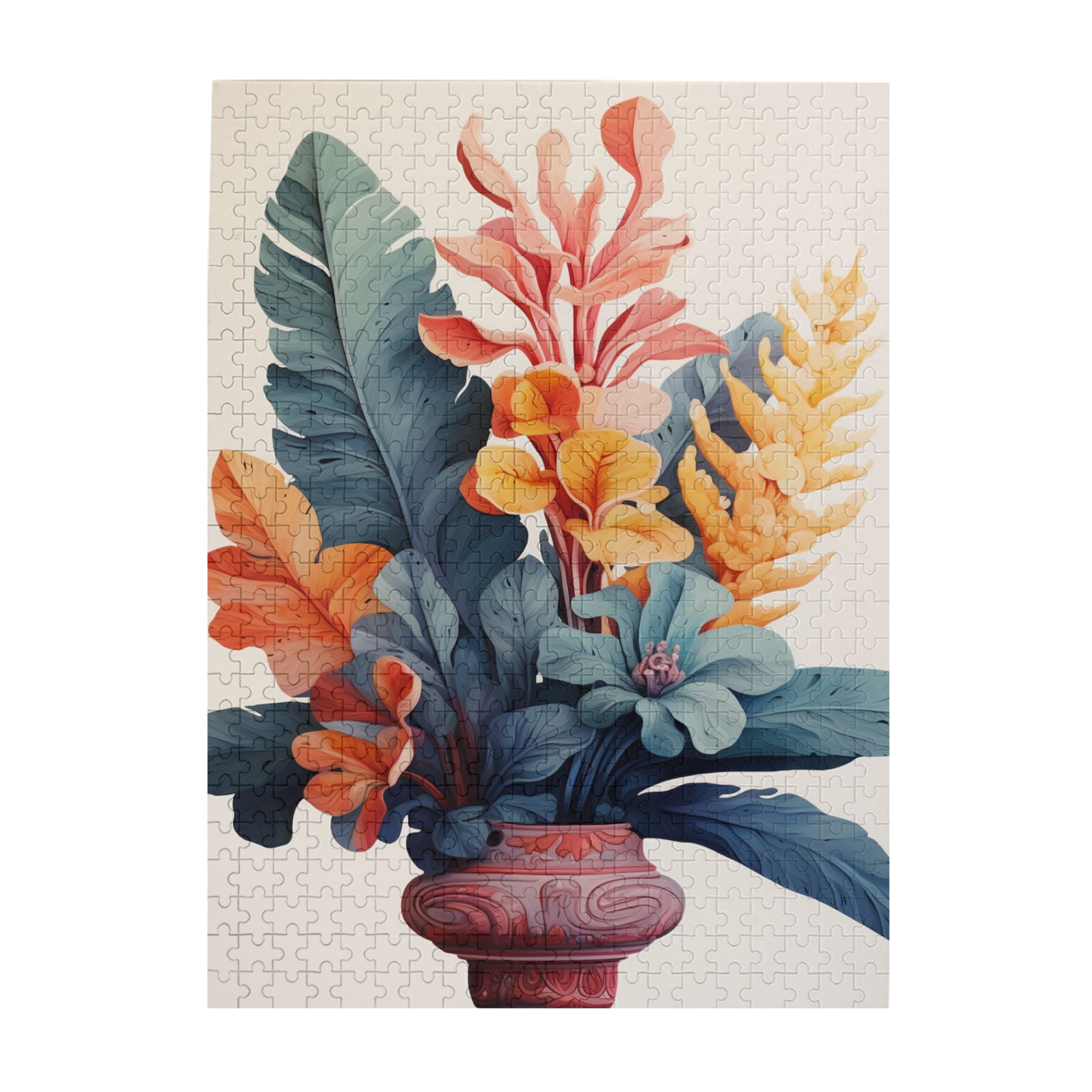 500 PCS Colorful Plant Pottery - 500 Piece Plant Jigsaw Puzzles,Enjoy ...