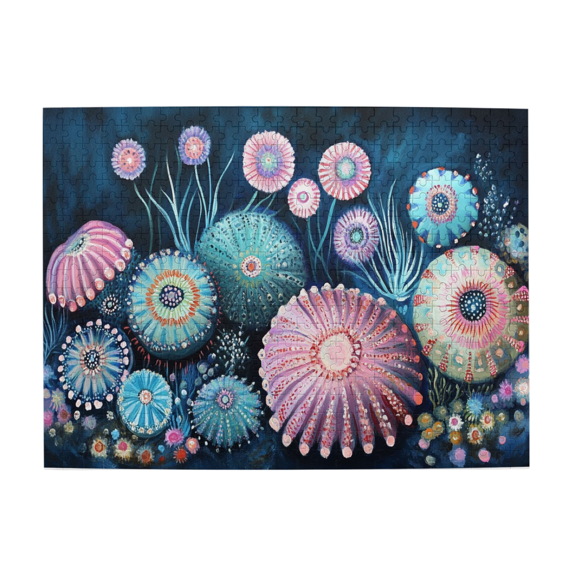 500 PCS Colorful Sea Anemone puzzles for adults 500 pieces,Brain ...
