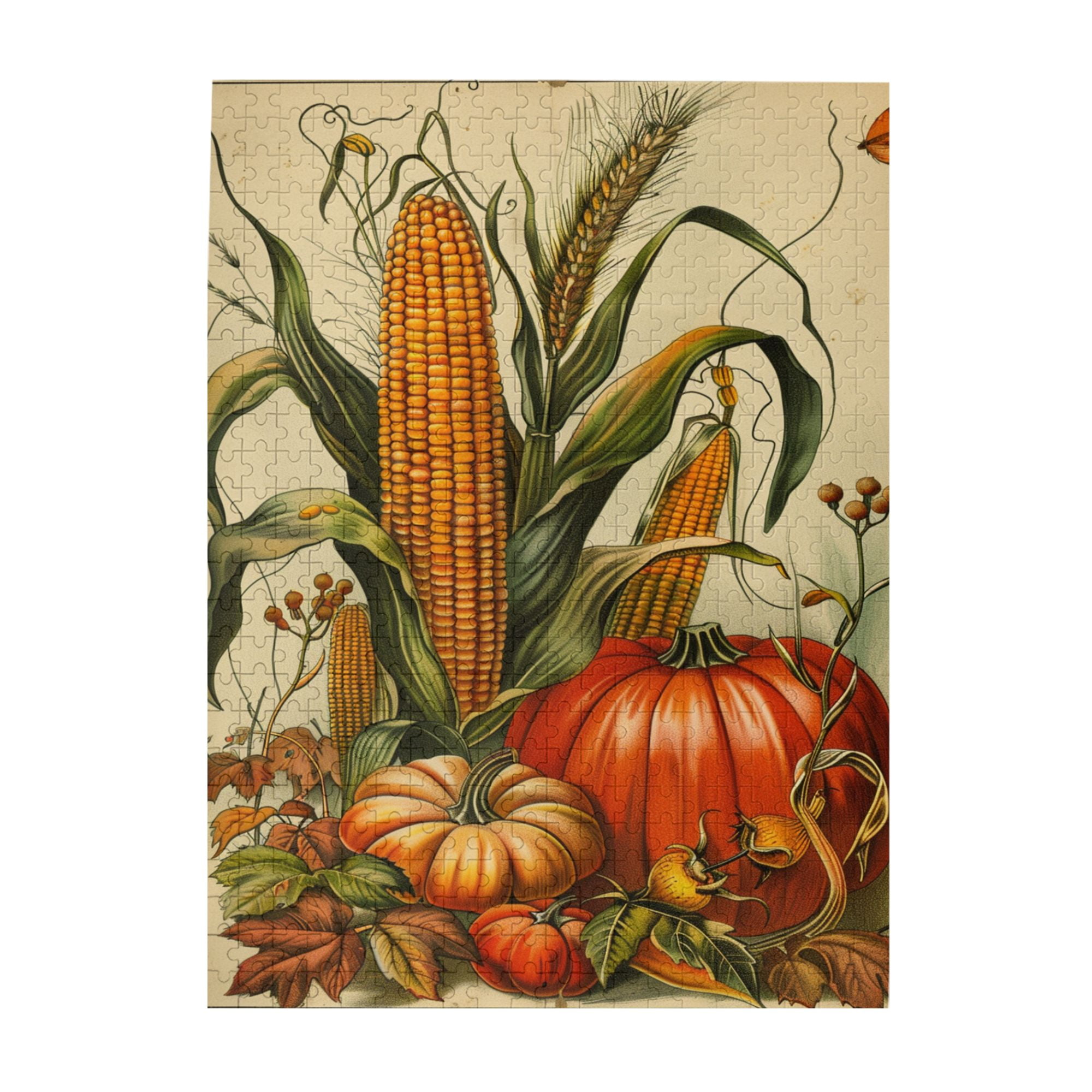 500 PCS Corn & Pumpkin - 500 Piece crops jigsaw puzzles,Unique and ...