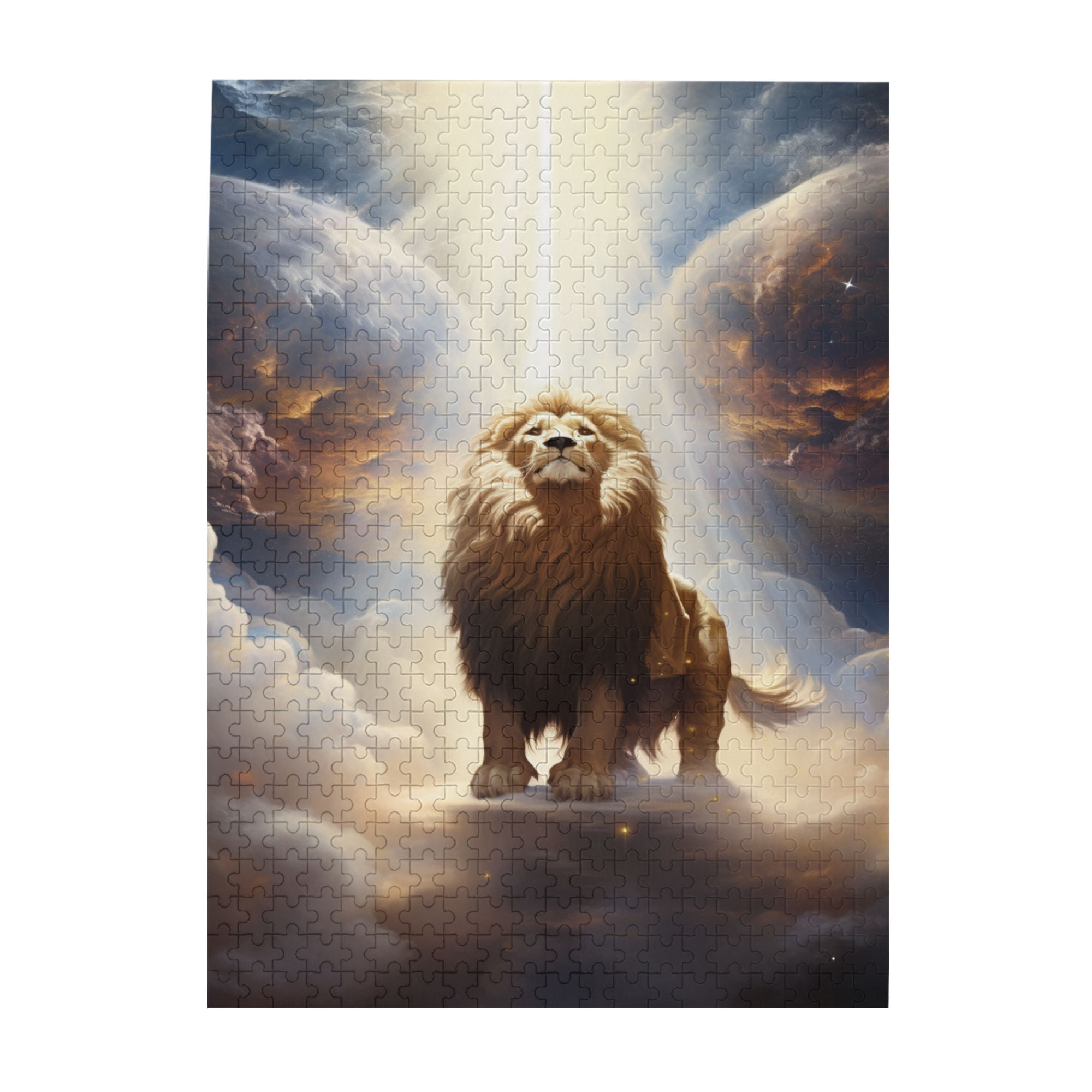 500 PCS Cosmic Lion 500 Piece Jigsaw Puzzle For Adults,Unique And ...