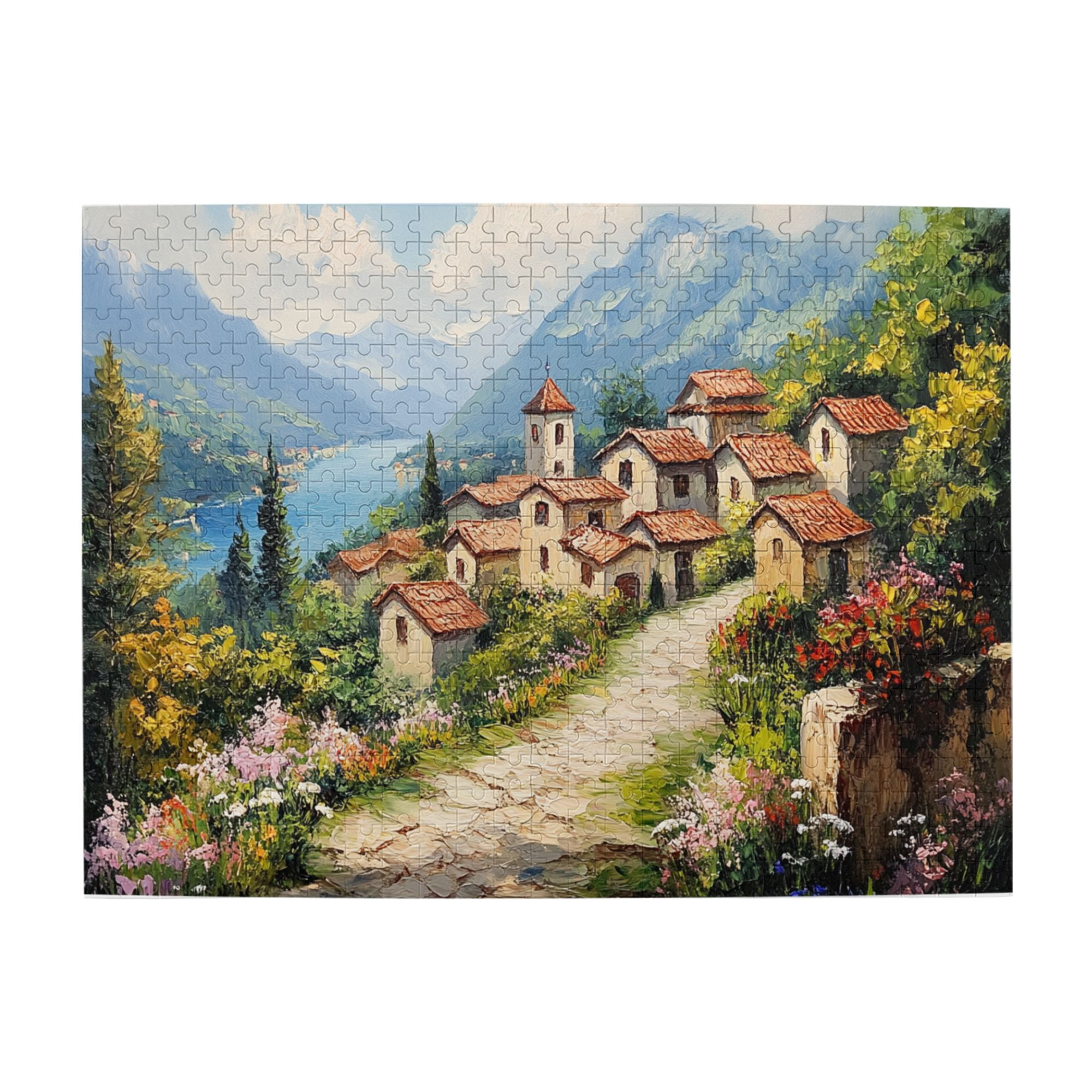 500 PCS Country Road Puzzles For Adults 500 Pieces,Enjoy The Puzzle ...