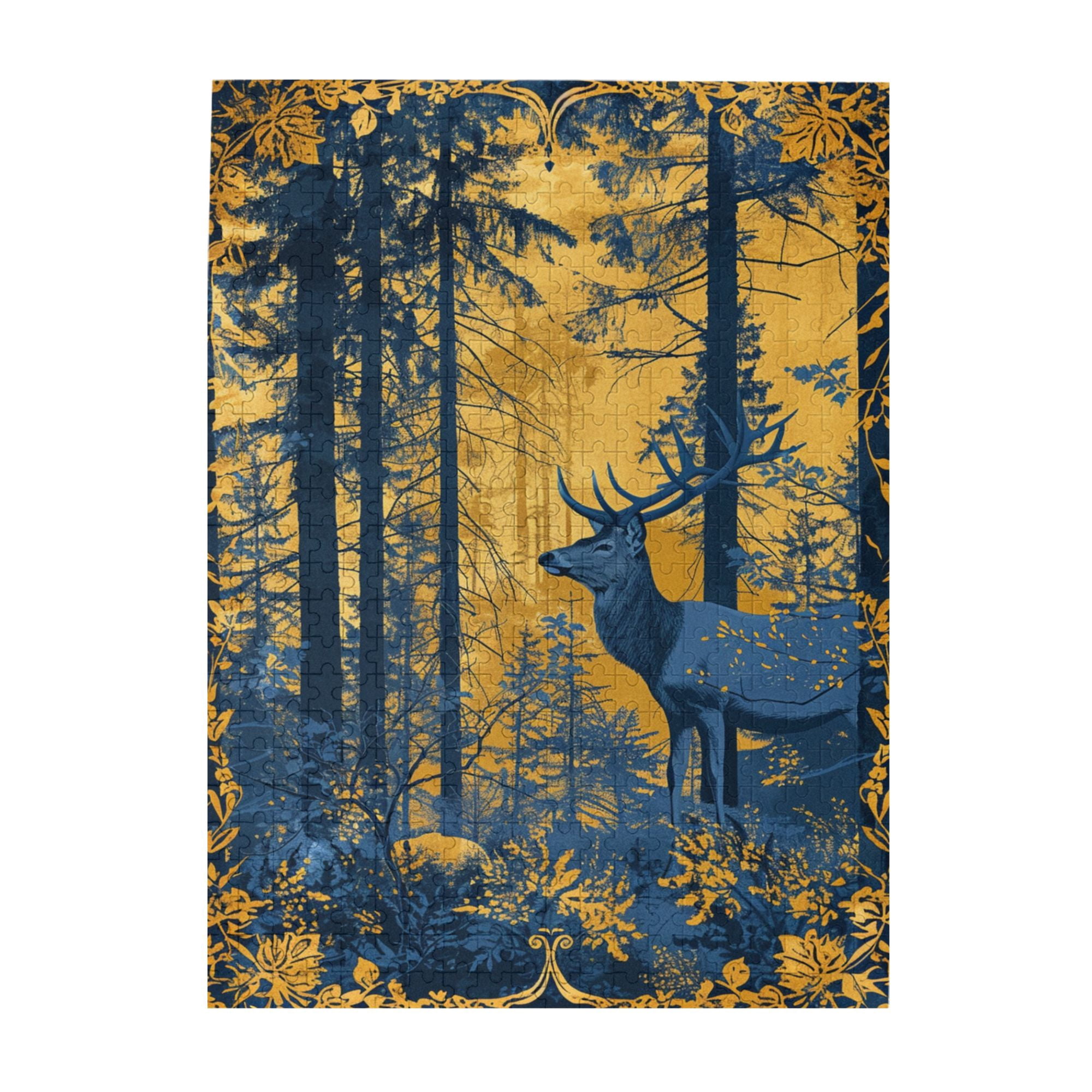 500 PCS Deer in the forests 500 Piece Animal Jigsaw Puzzle,Stress ...