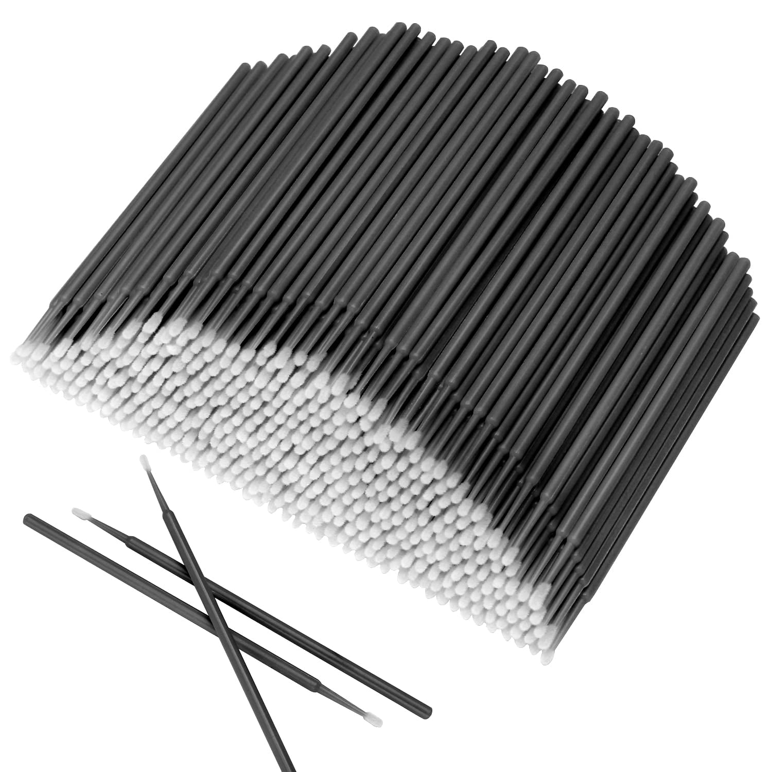 500 PCS Disposable Micro Applicators Brush Eyelash Extension Individual ...