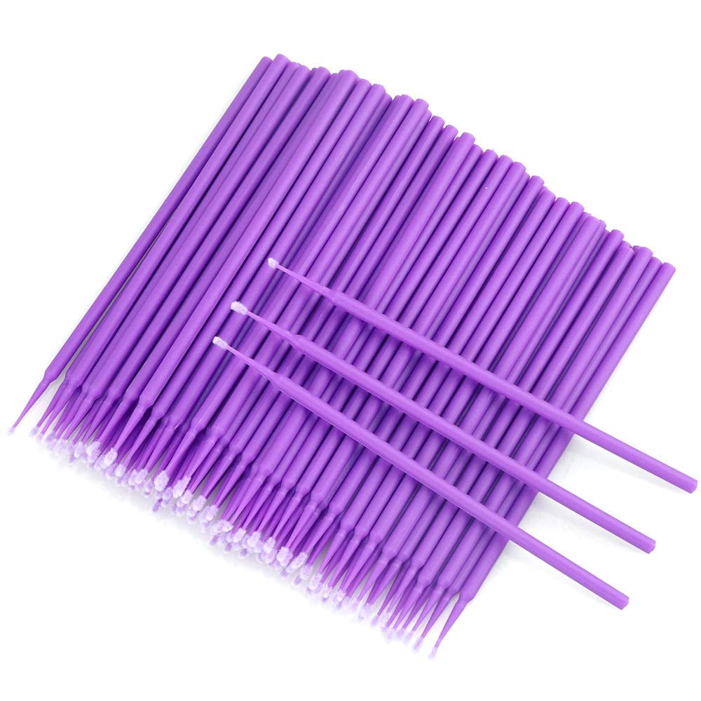 500 PCS Disposable Micro Applicators Brush for Makeup and Personal Care ...