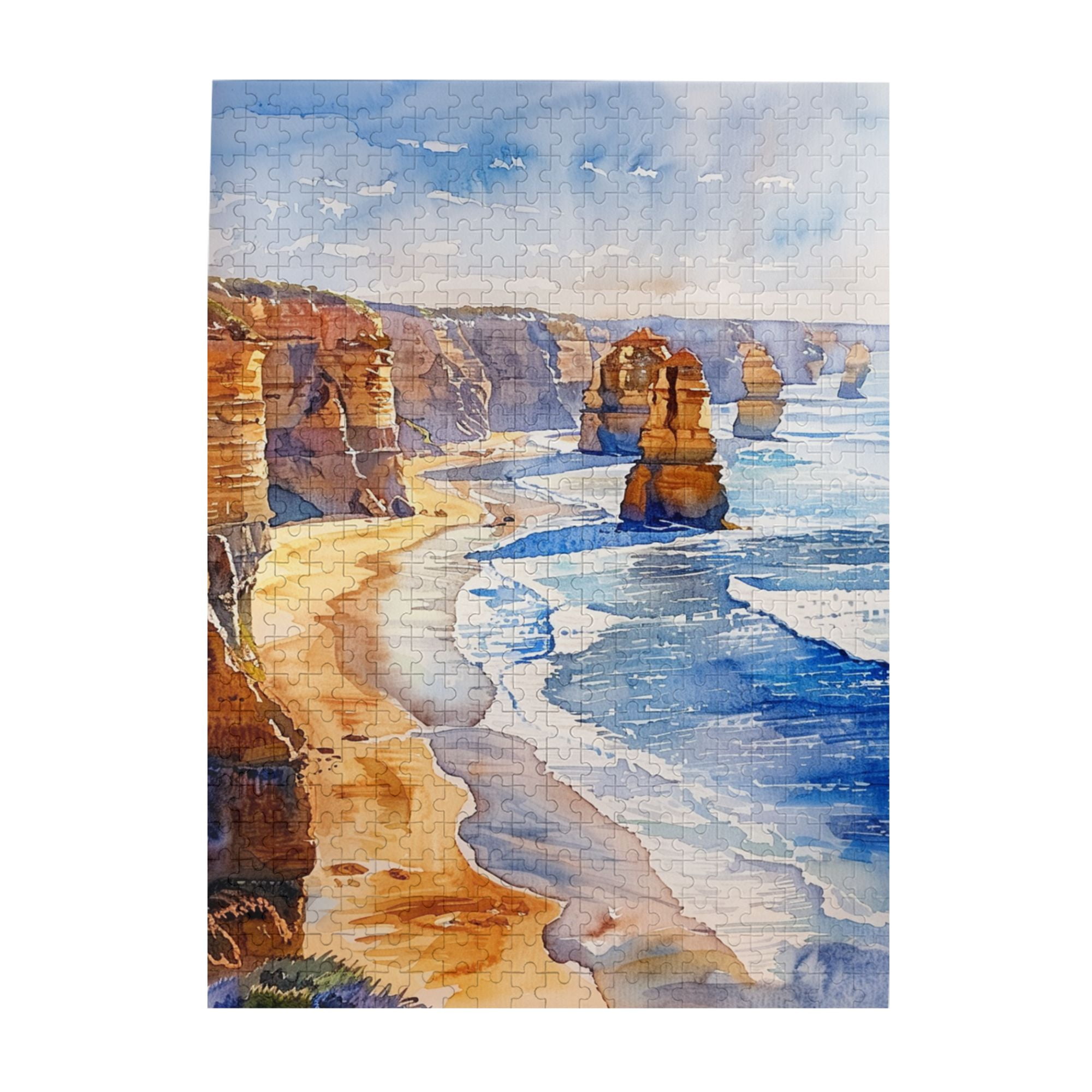 500 PCS Enchanting Cliff Beach Puzzles For Adults 500 Pieces,Brain ...