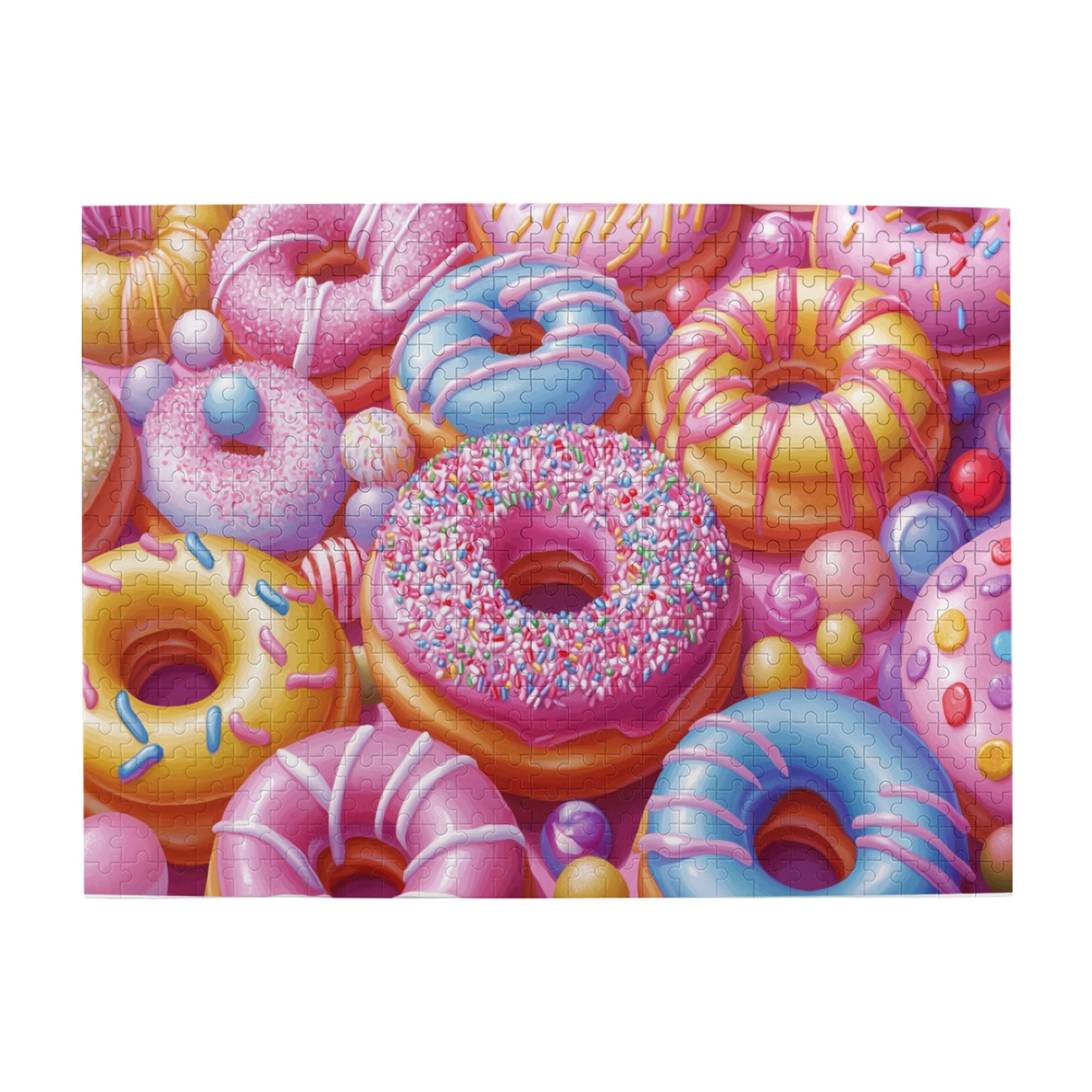 500 PCS Enchanting donuts puzzles for adults 500 pieces,Stunningly ...