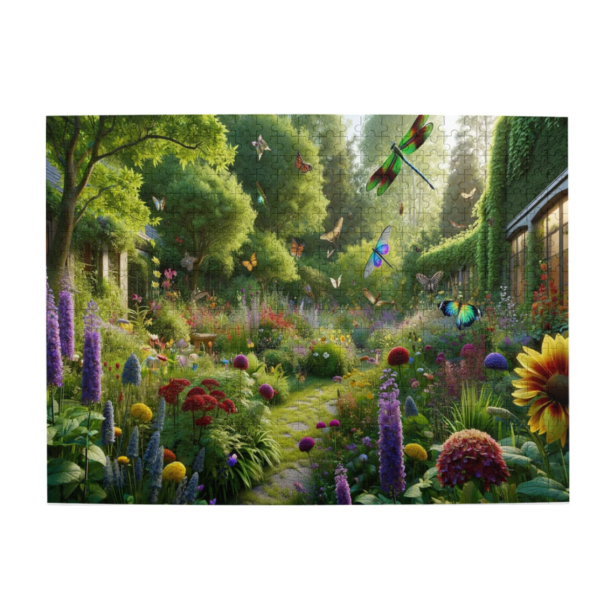 500 PCS Fantasy Insect Garden 500 Piece Vibrant Jigsaw,Enjoy The Puzzle ...