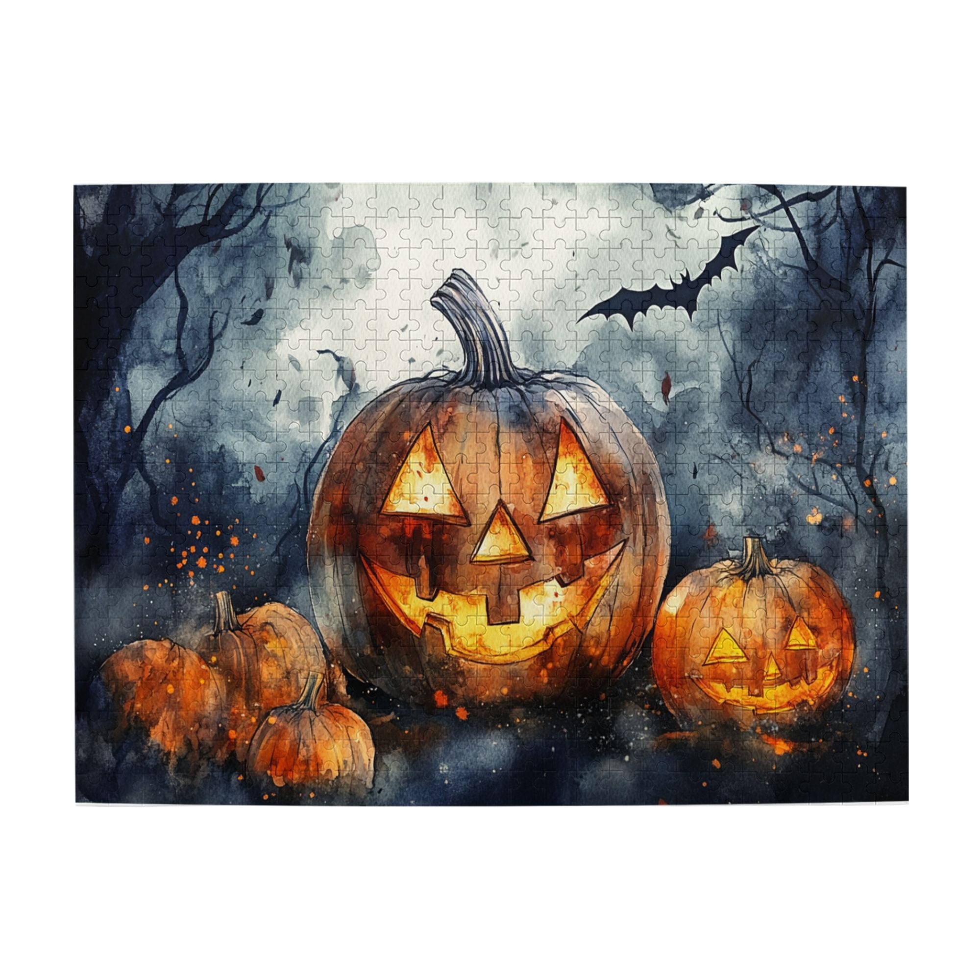 500 PCS Fantasy Pumpkin Lantern Puzzles For Adults 500 Pieces,Vintage ...