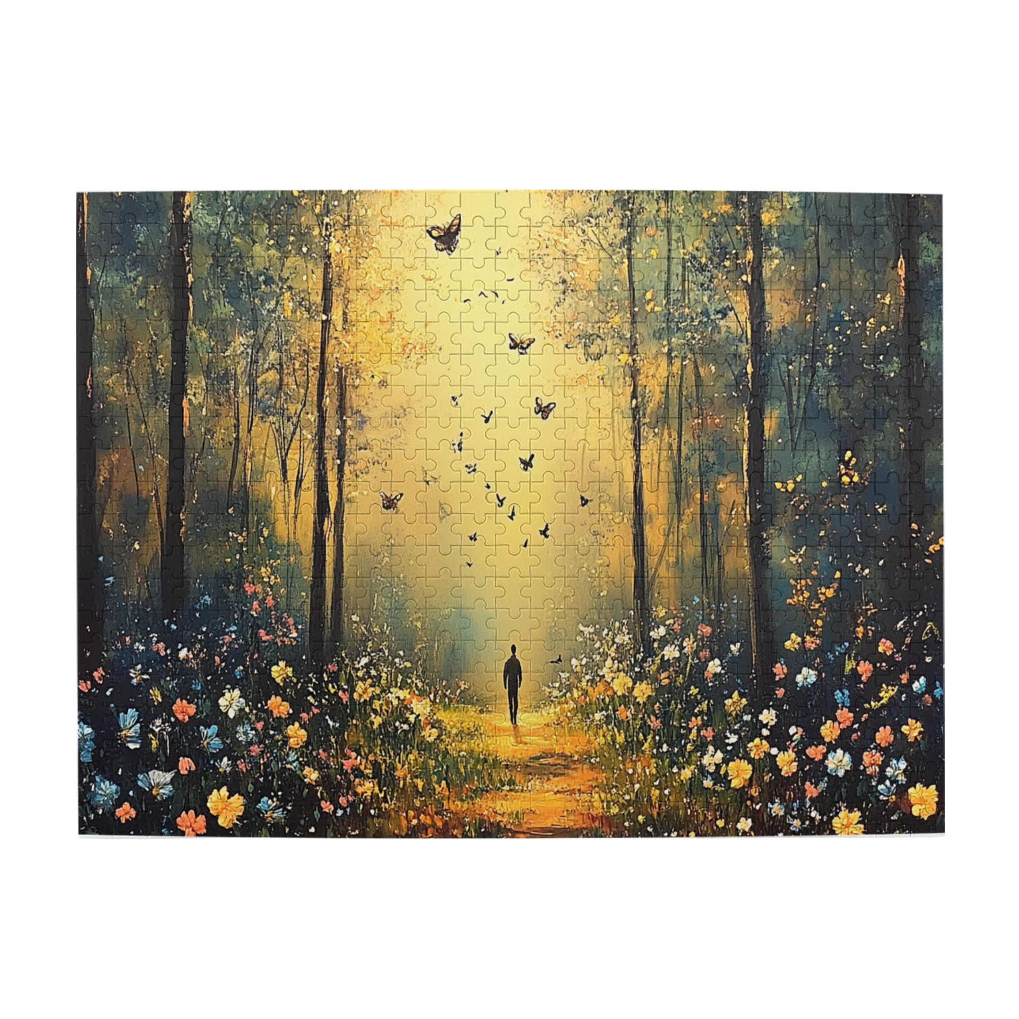 500 PCS Forests Path Puzzles For Adults 500 Pieces,Vibrant Design ...