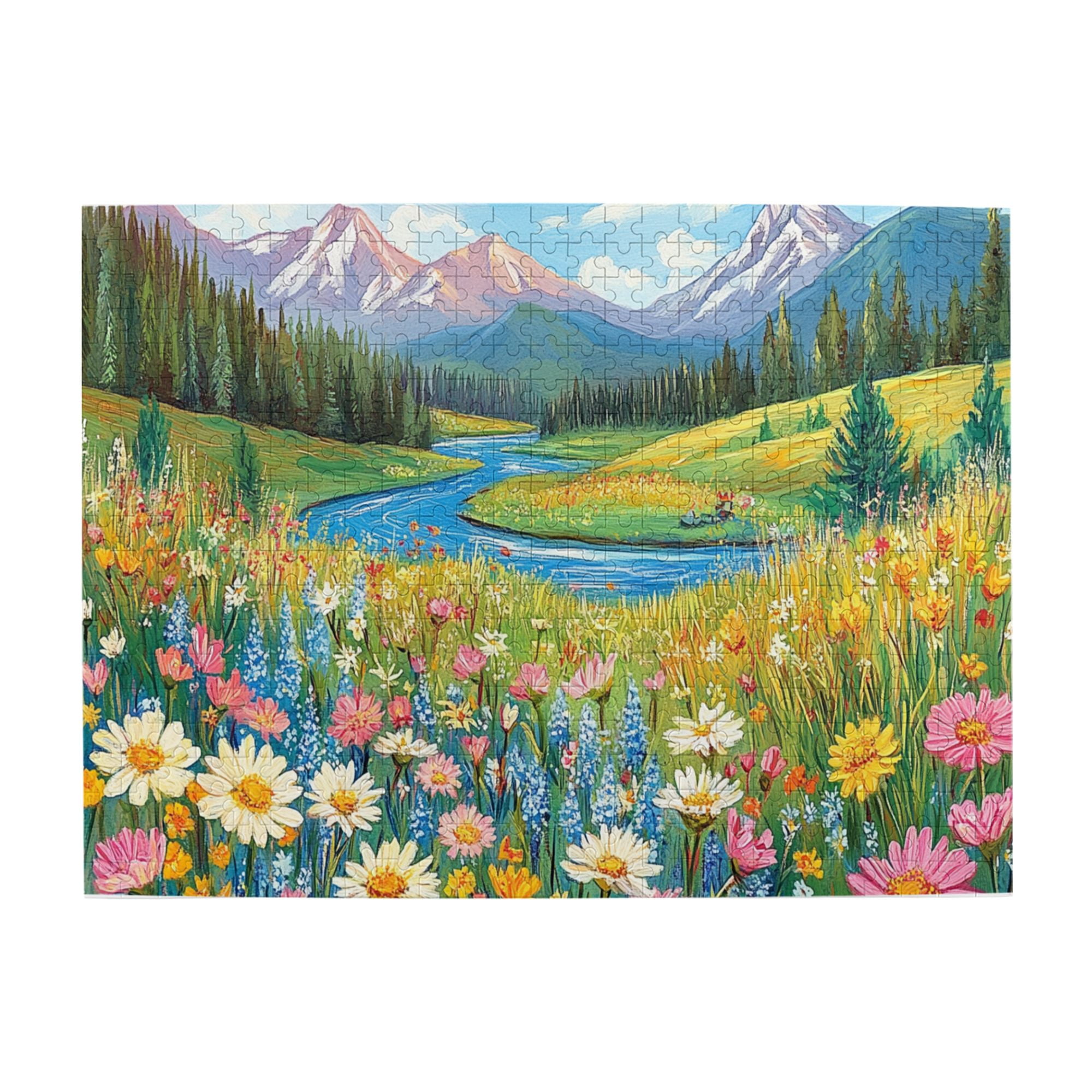 500 PCS Forests Rivers And Gardens 500 Piece Scenery Jigsaw Puzzles ...