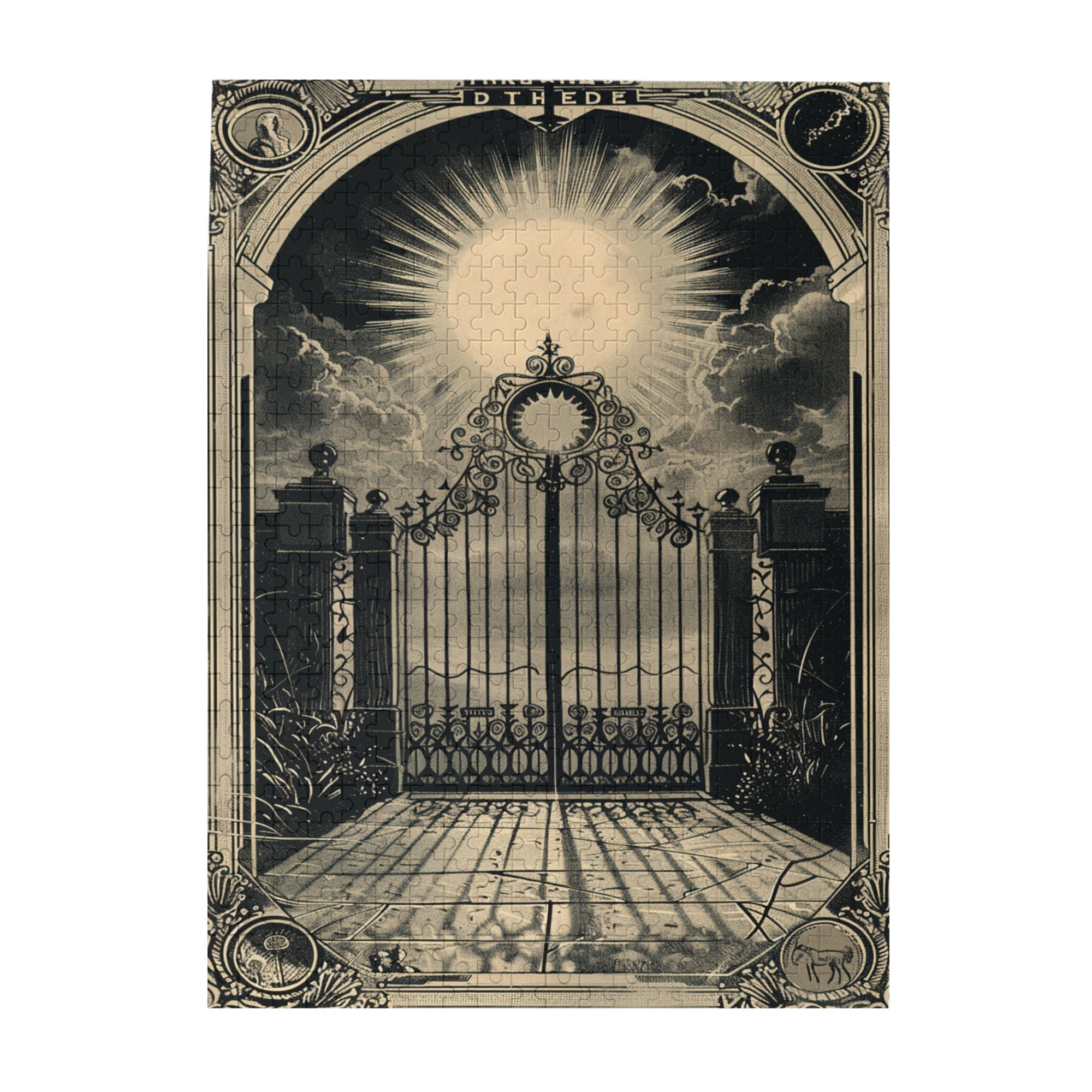 500 PCS Gate Of Heaven 500 Piece Art Jigsaw Puzzles,Unique And ...